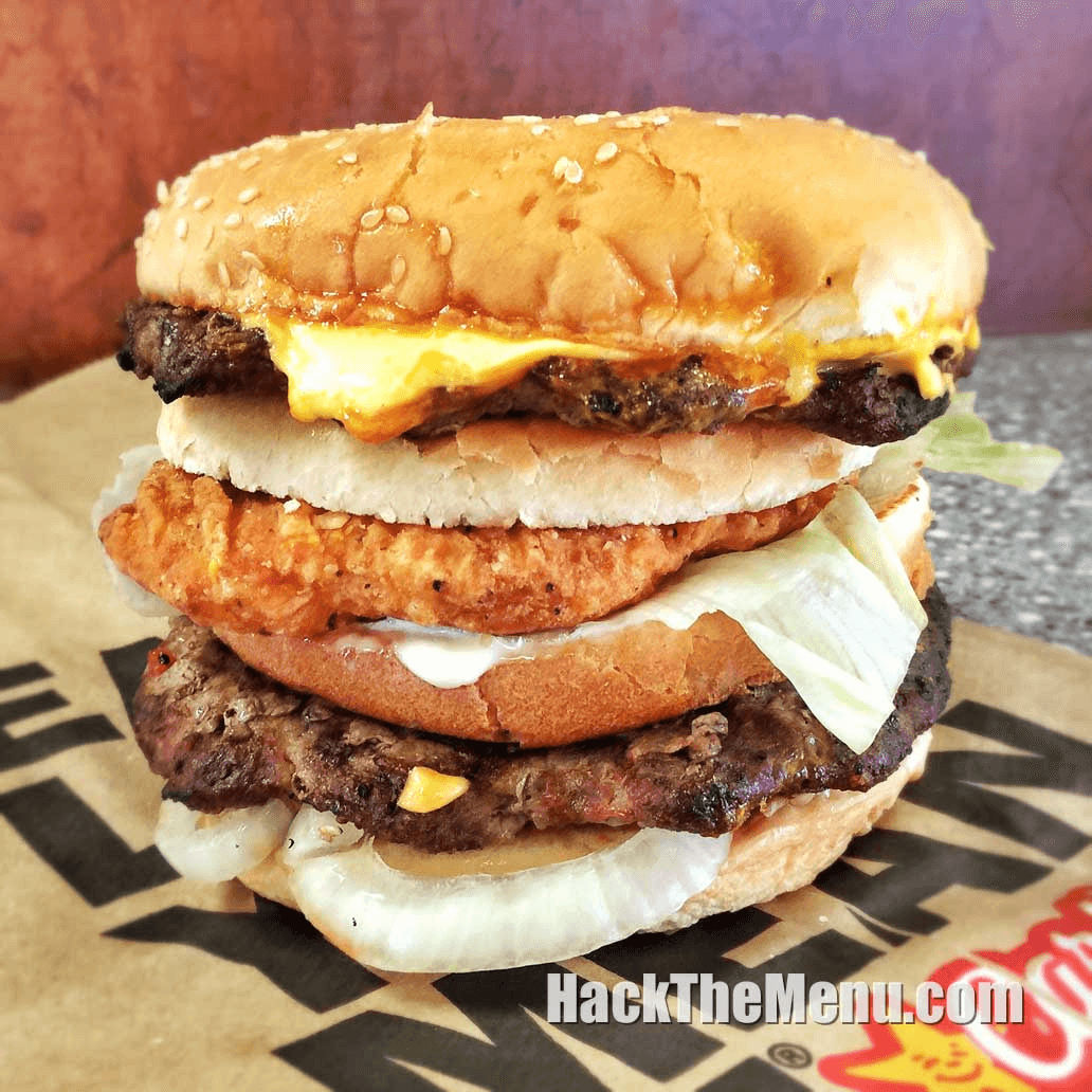 Chicken Stuffed Star - Carl's Jr. Secret Menu | #HackTheMenu