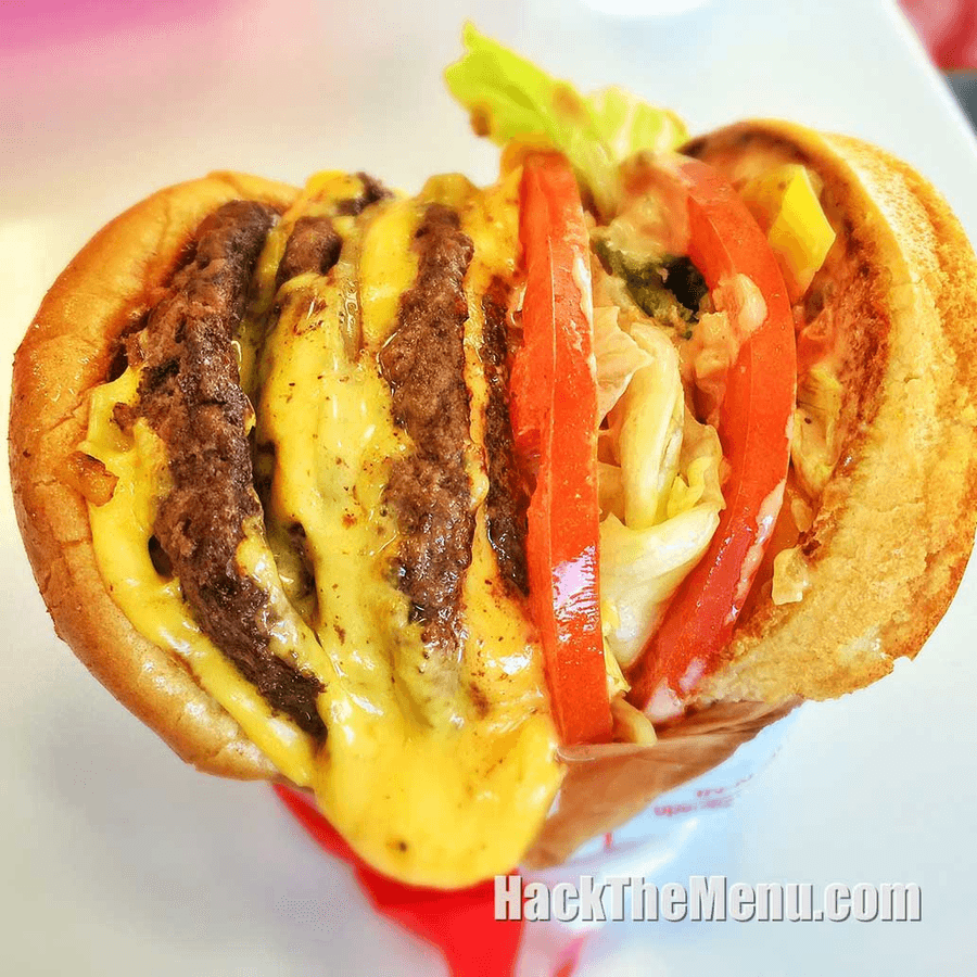 Tomato-Wrapped Flying Dutchman Burger - In-N-Out Secret Menu