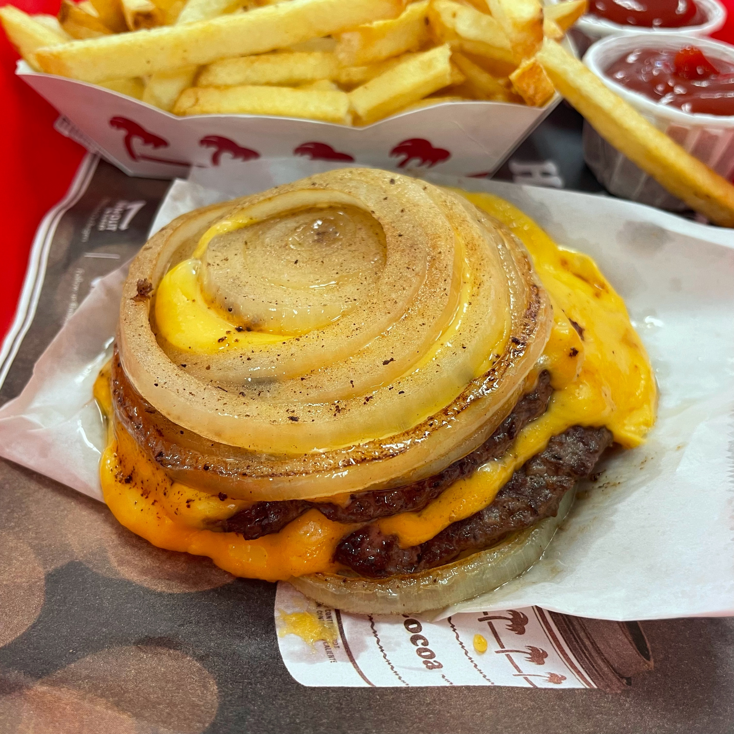 Onion Wrapped Flying Dutchman Burger In N Out Secret Menu